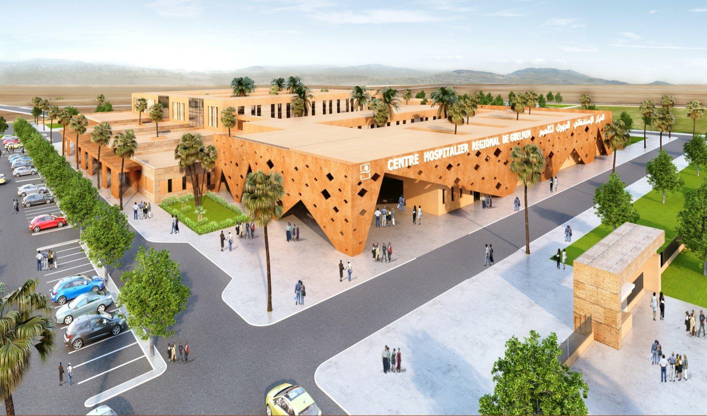 Construction du centre hospitalier régional de Guelmim - BETAM